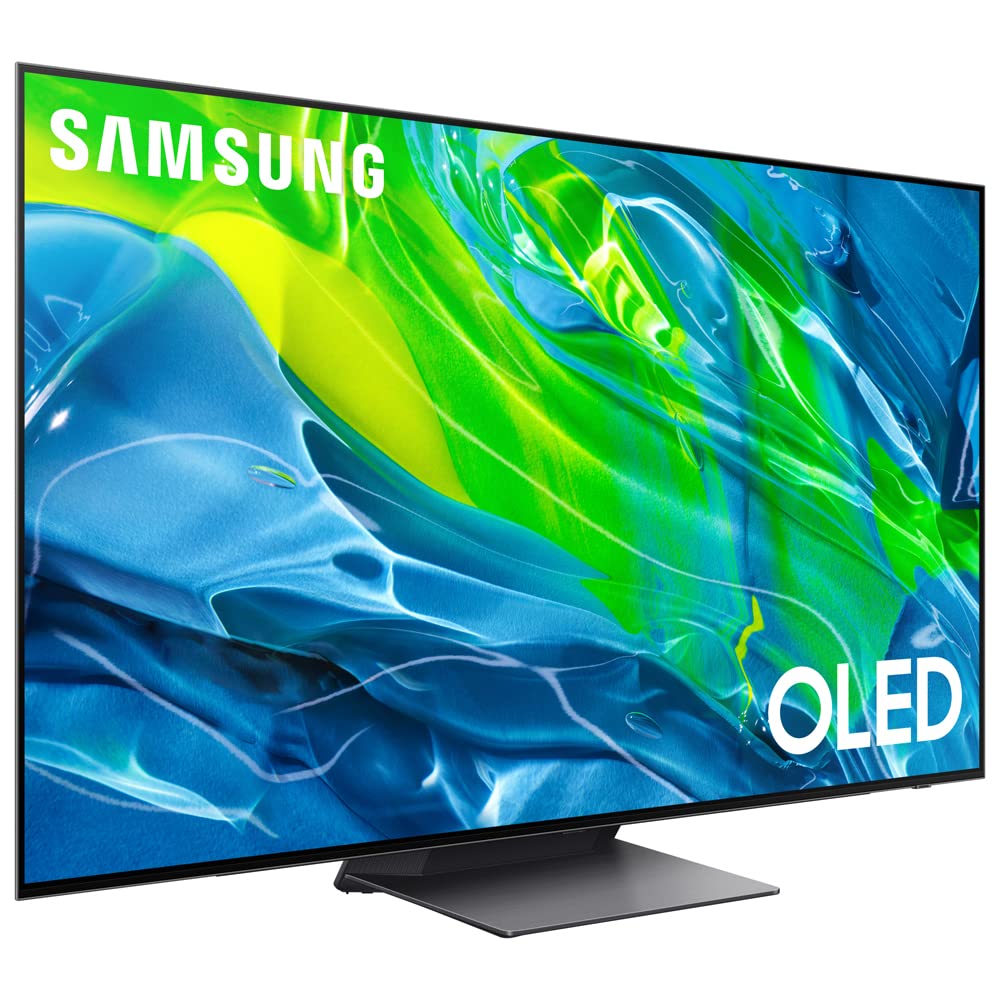 SAMSUNG QN65S95BAFXZA 65 inch 4K Quantum HDR OLED Smart TV 2022 (Renewed) Bundle with 2 YR CPS Enhanced Protection Pack