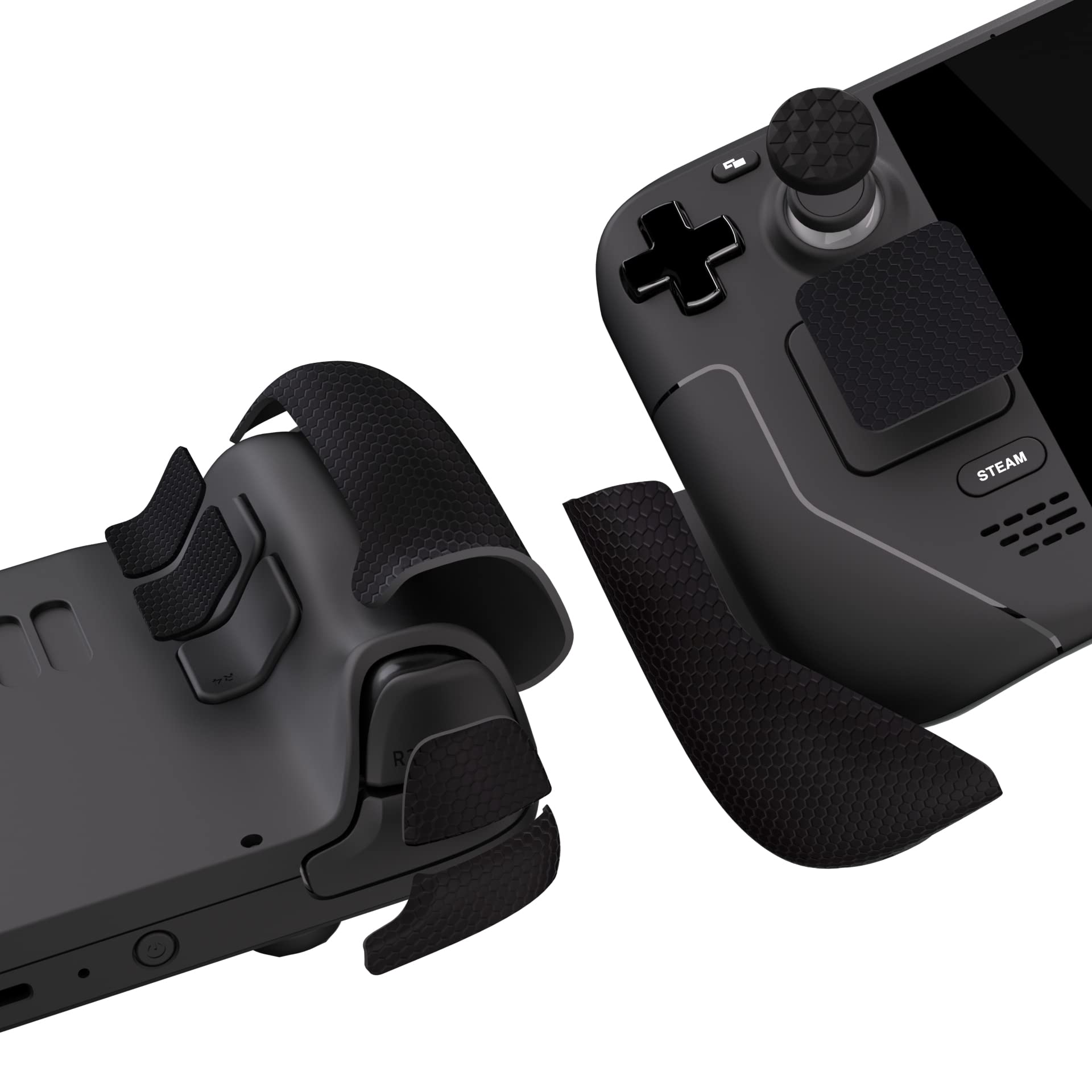 PlayVital Grip Pads & Back Button Enhancement for Steam Deck