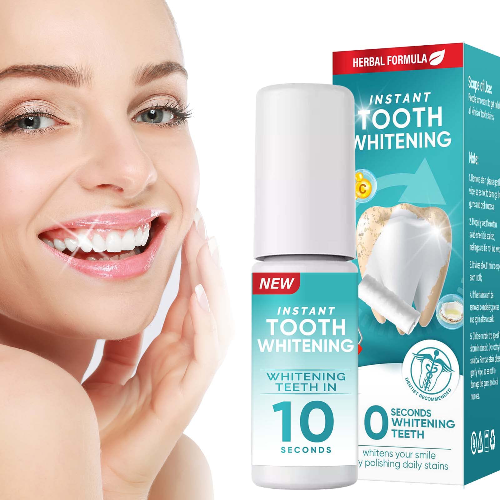 Tooth-Paint Teeth-Whitening-Paint Tooth-Polish-Instant-Uptight-White for-All-Types-of-Teeth 1PCS