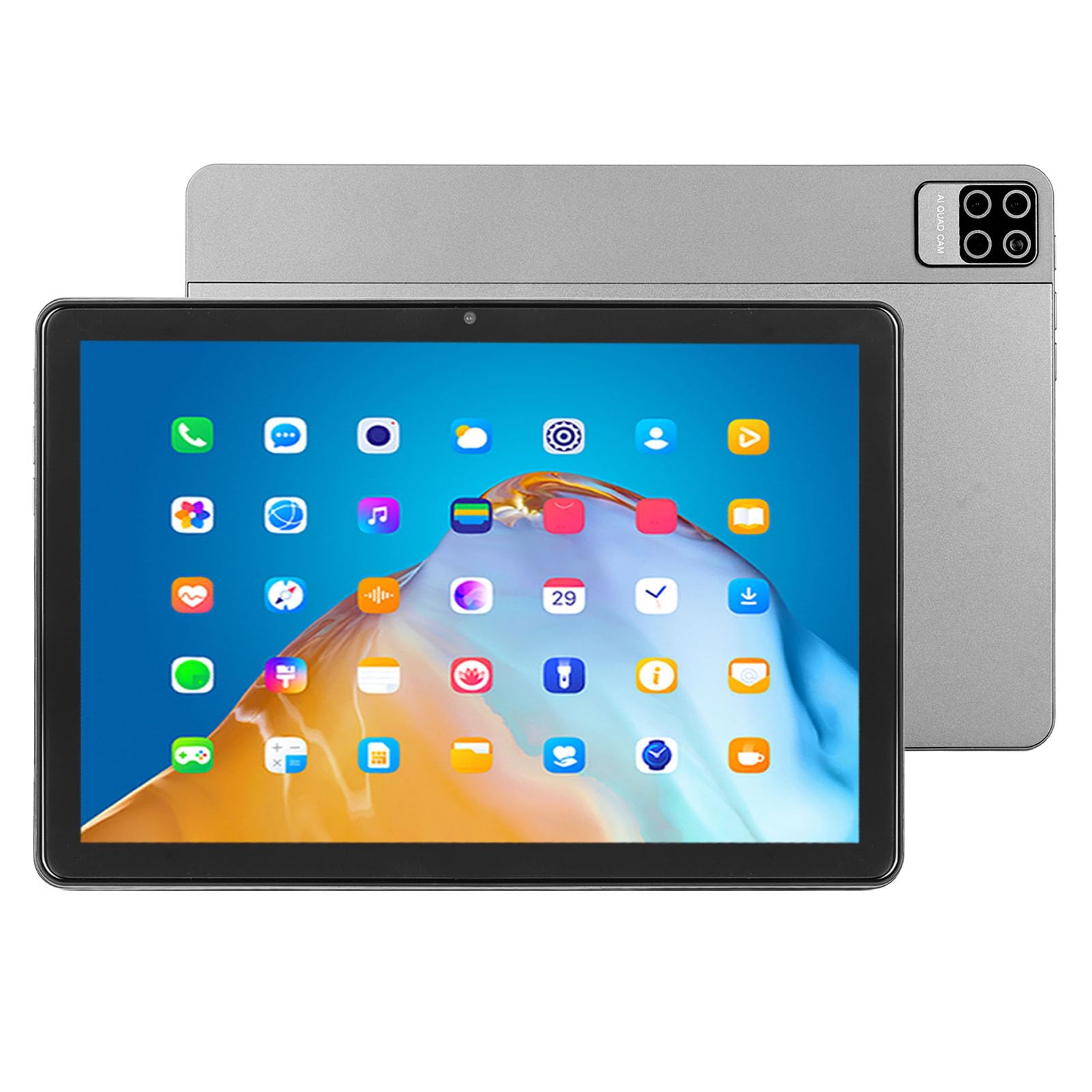 MAVIS LAVEN Tablet, MTK6762 Chip 16GB RAM 1TB ROM Digital Tablet 10.1 Inch 8 Core Front 13MP Rear 16MP for Game for Business (US Plug)