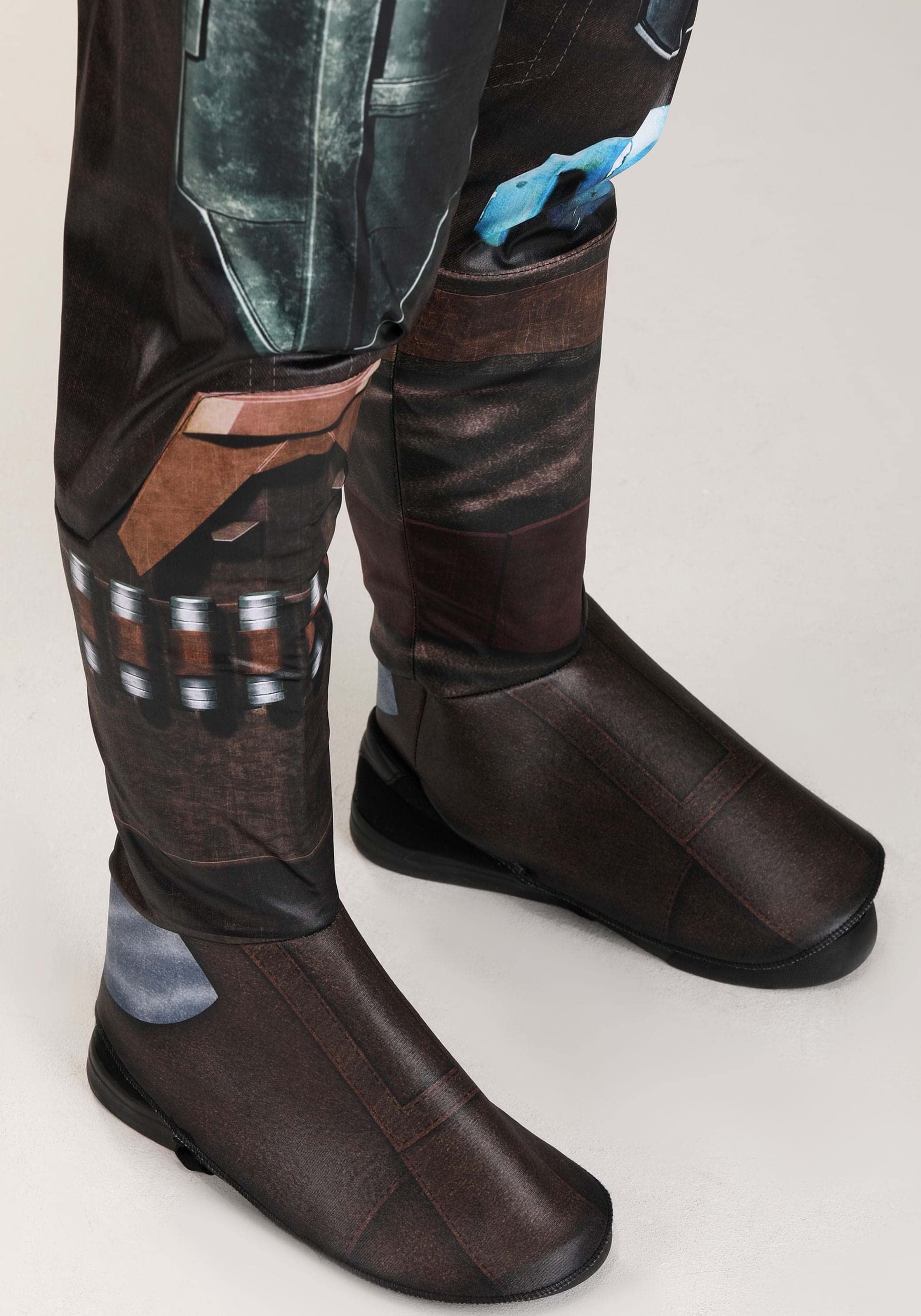 Jazwares STAR WARS Deluxe Adult Mandalorian Costume, Mens Halloween Costume - Officially Licensed 2X