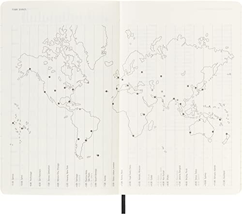 Moleskine Classic 12 Month 2023 Daily Planner, Soft Cover, Large (5" x 8.25"), Black
