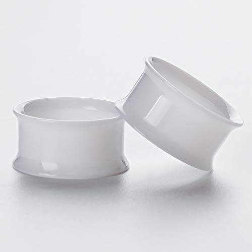 KUBOOZ 3 Pairs Set Prevent Allergy Acrylic Ear Plugs Tunnels Gauges Stretcher Piercings 1/2"