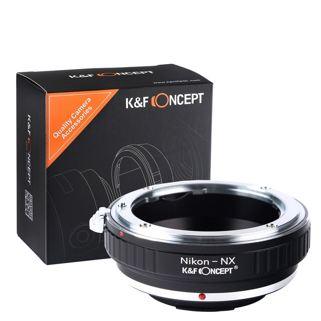 K&F Concept Lens Mount Adapter Compatible with Nikon AI Mount to Samsung NX Camera Body