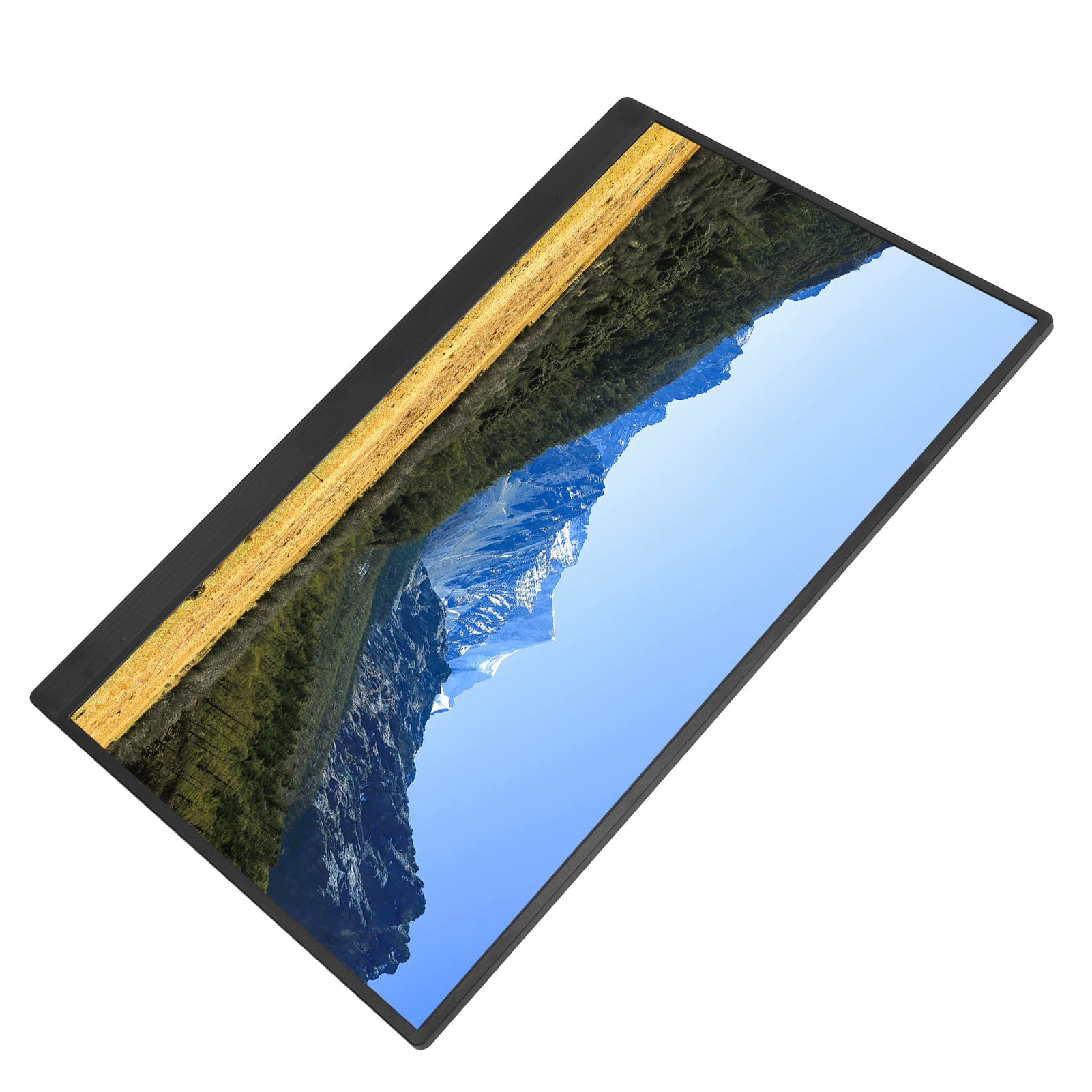 TOPINCN Lapotp Monitor, 100-240V 16:9 Screen Ratio IPS Touch Screen Monitor 1080P Aluminum Alloy Support Same Screen Display HDR Support for Mobile Phone (US Plug)