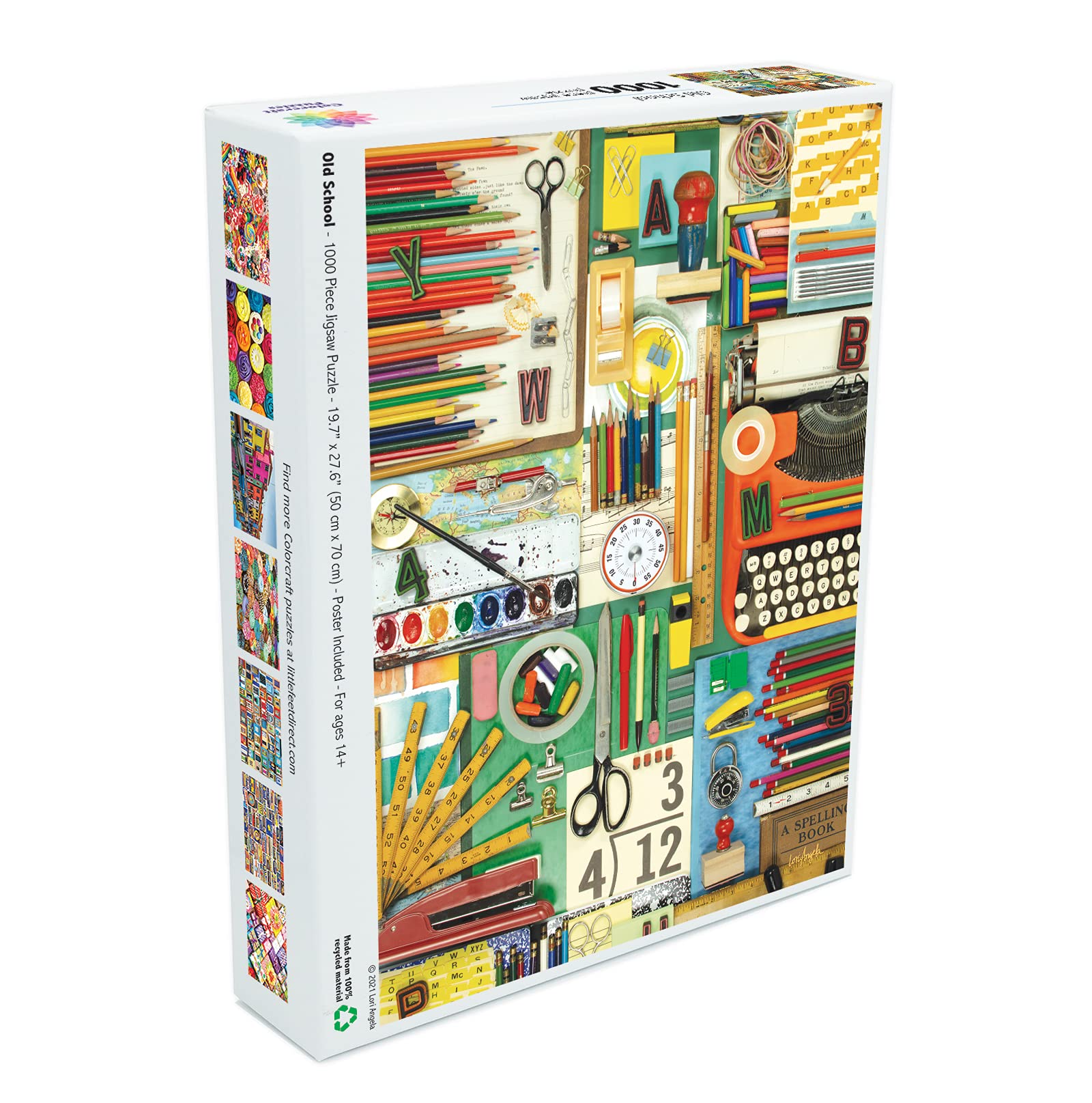 Old School 1000 Piece Jigsaw Puzzle by Colorcraft