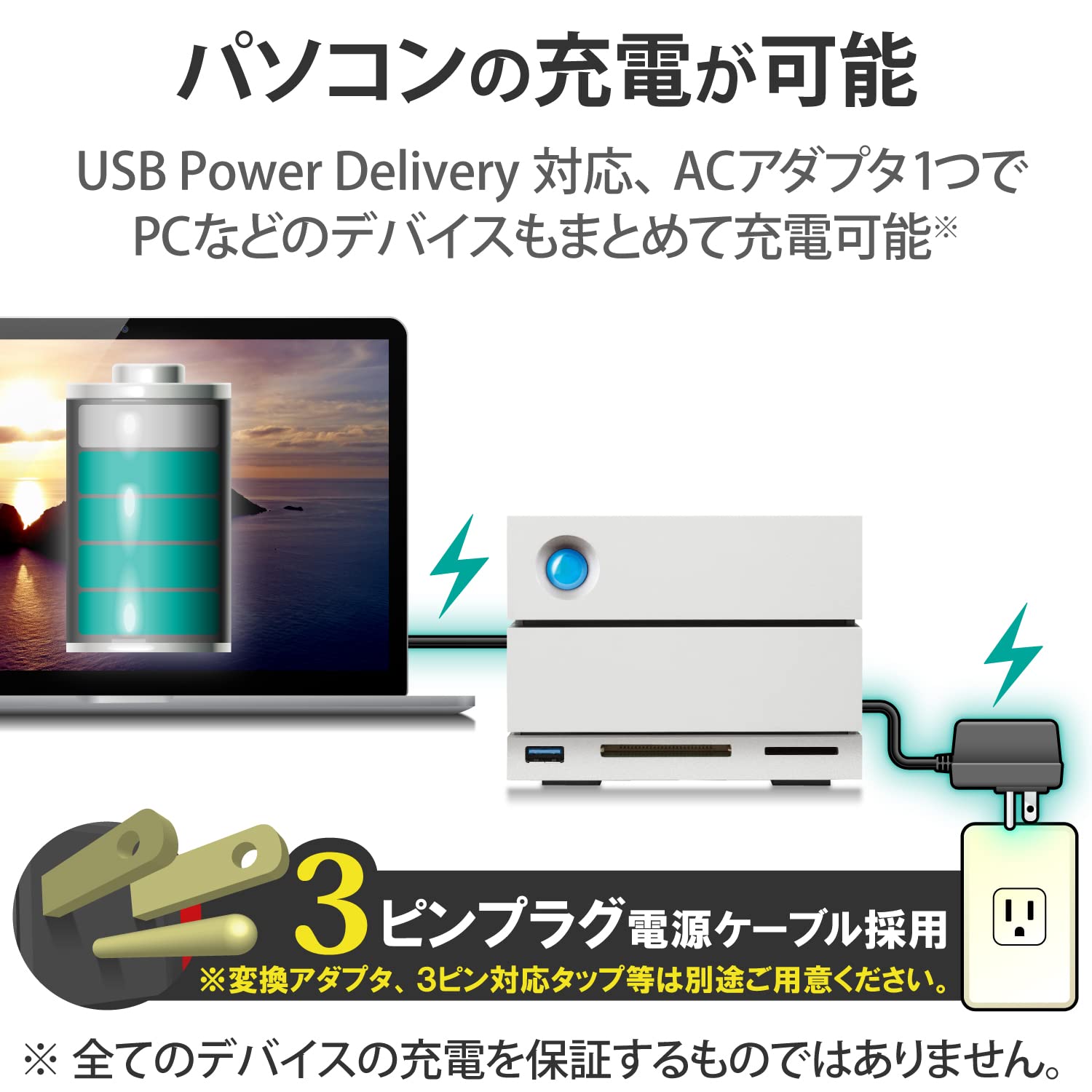 LaCie 2big Dock Thunderbolt 3 32TB, External RAID Hard Drive, with SD Card CF Card Slots, for Mac and PC Desktop, Thunderbolt 3, USB-C, 5 Year Rescue Services (STGB32000400)