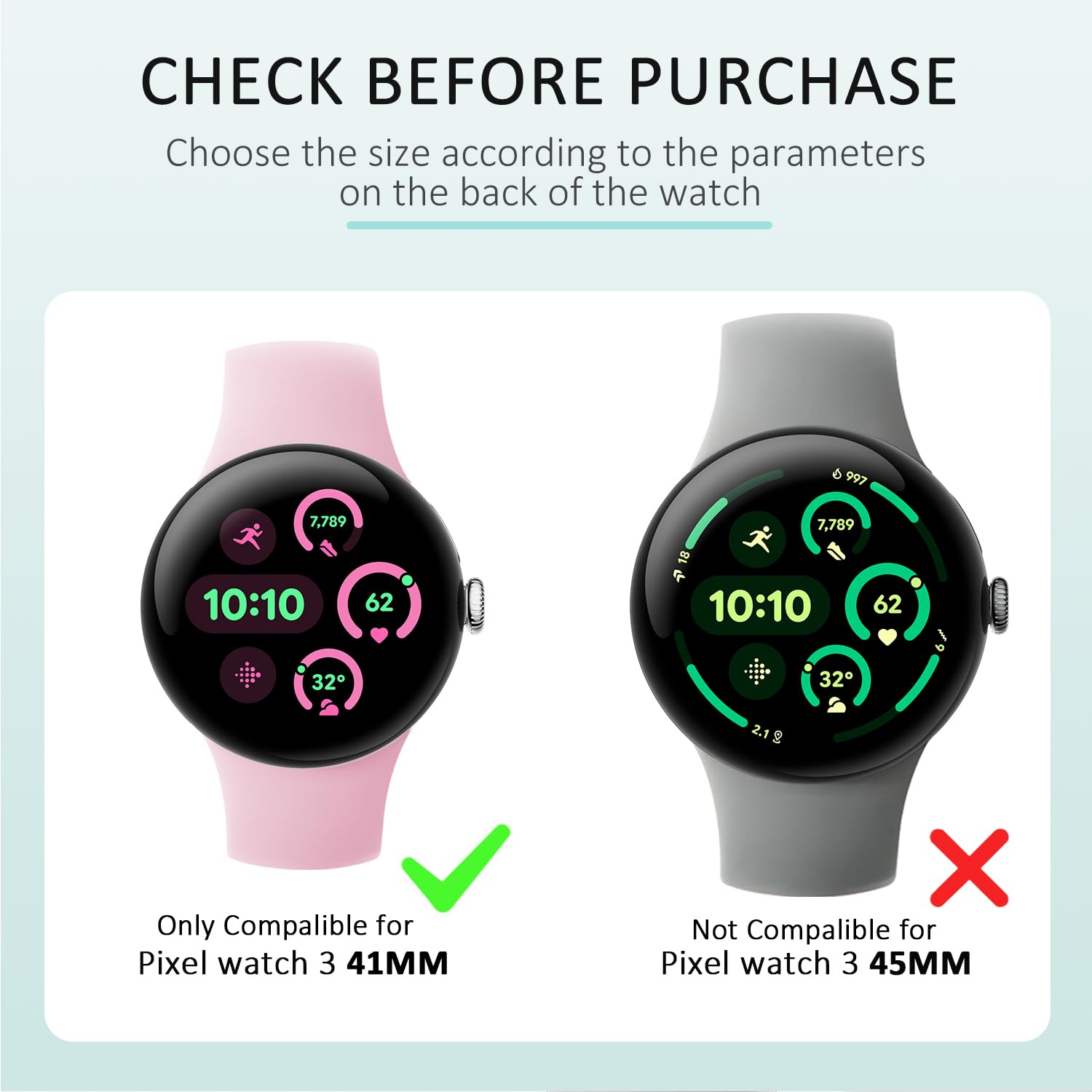 SPGUARD 6 Pack Screen Protector for Pixel Watch 45mm (2024), Self-Healing Soft Film Compatible with Google Pixel Watch 45mm Screen Protector Flexible TPU Protectors Accessories