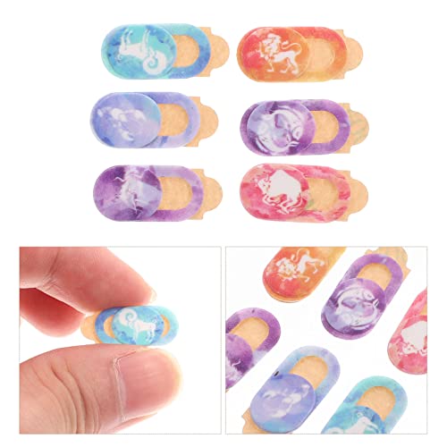 UKCOCO 12 pcs Style Theme Covers Lens Camera Privacy Slide Constellation- Webcam A Proof Computer Cover Design Blocker - Caps Constellation Hoods