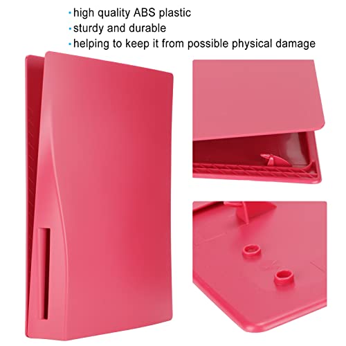 Replacement Panel Impact Resistant Easy to Remove dustproof Front Cover for Game Consoles Star Red