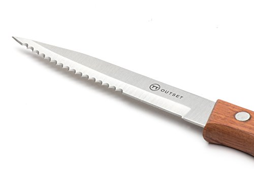 Outset QB90 Cutting, Set of 6, Rosewood Steak Knives Set of 6