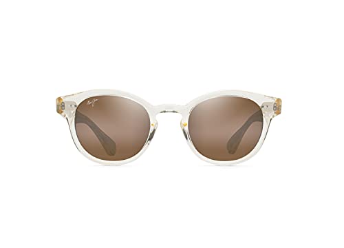 Maui Jim Men's and Women's Joy Ride Polarized Classic Sunglasses, Vintage Crystal/HCL® Bronze, Medium