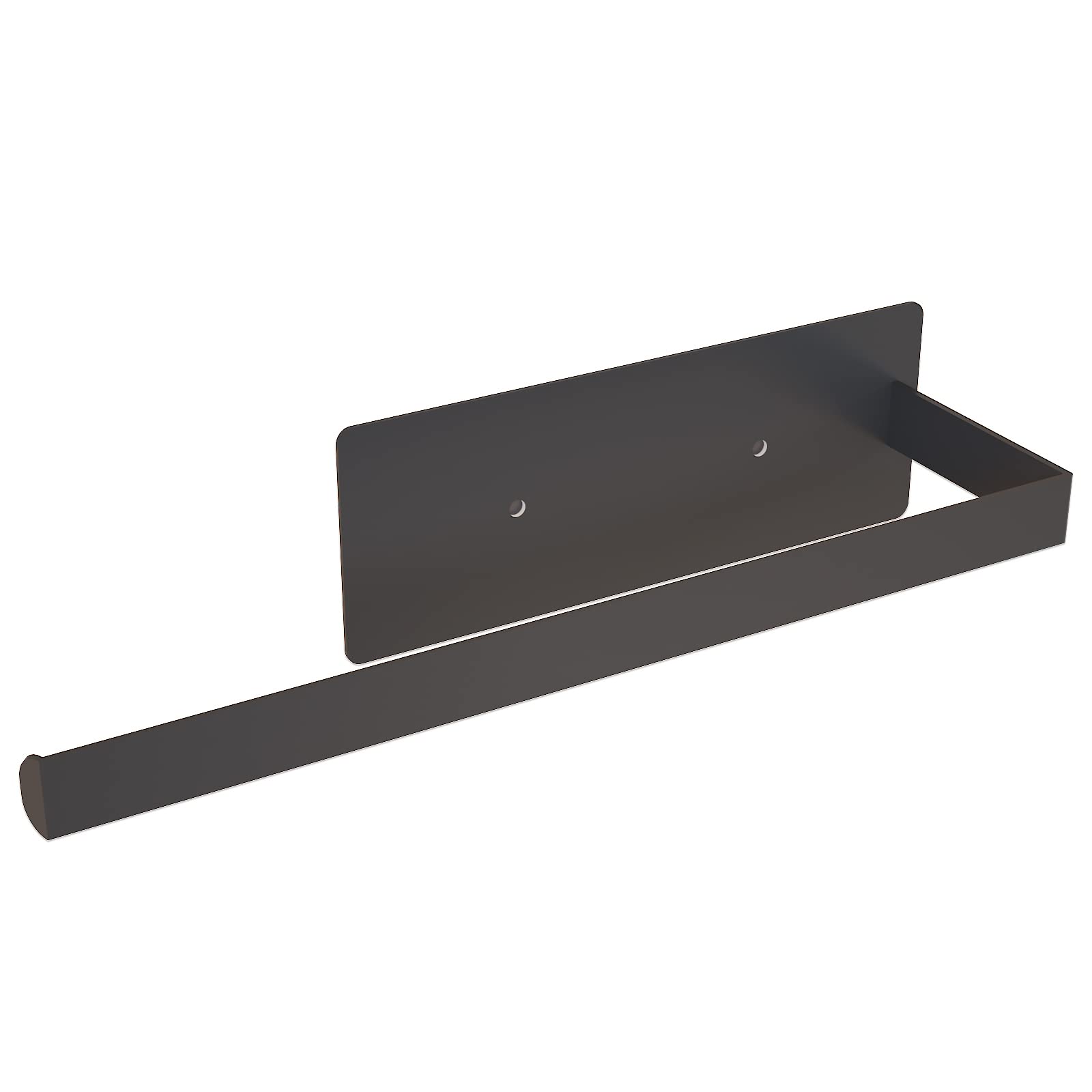 Magnetic Paper Towel Holder for Refrigerator, Kitchen Towel Rack Magnetic Towel Bar Multi Function Made of Iron,Used for Kitchen,Bathroom,No Drilling (Black, 1 Pack)