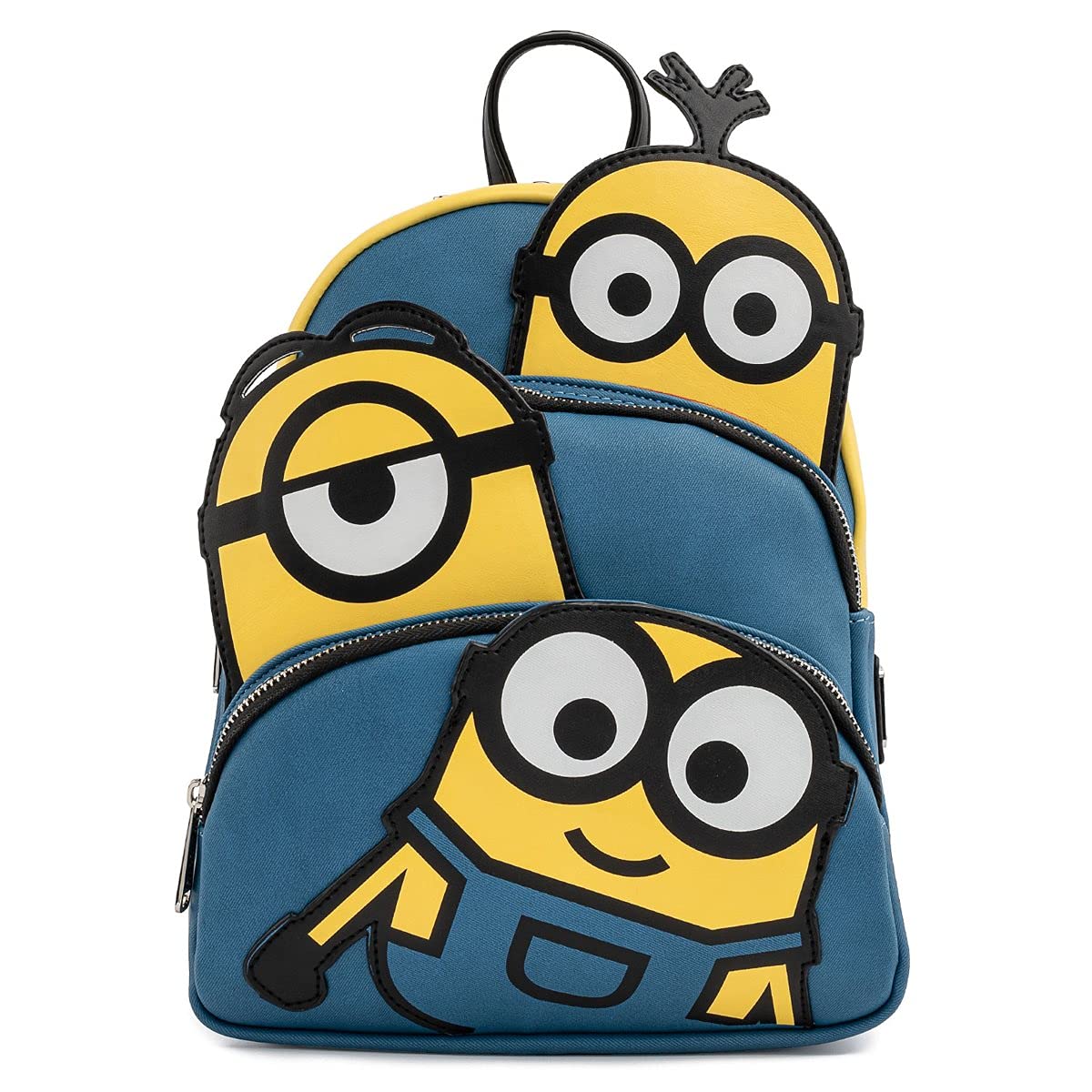 Loungefly Minions Triple Minion Bello Womens Double Strap Shoulder Bag Purse