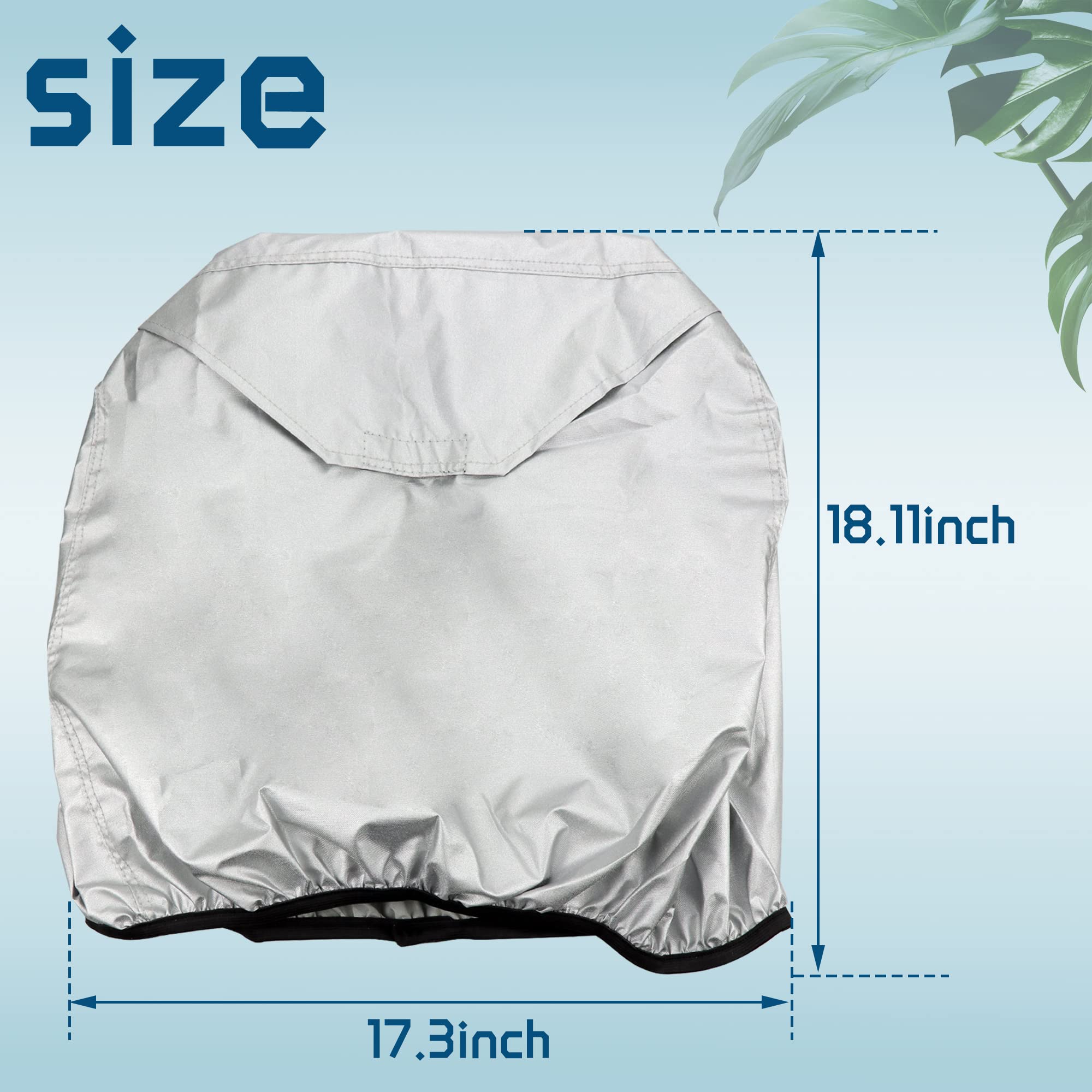 Mejiao Generator Waterproof Cover for Honda Generator EU2200i EU2000 EU2200IC EU2000i and Yamaha 2000,Replace 08P58-Z07-100S,Silver