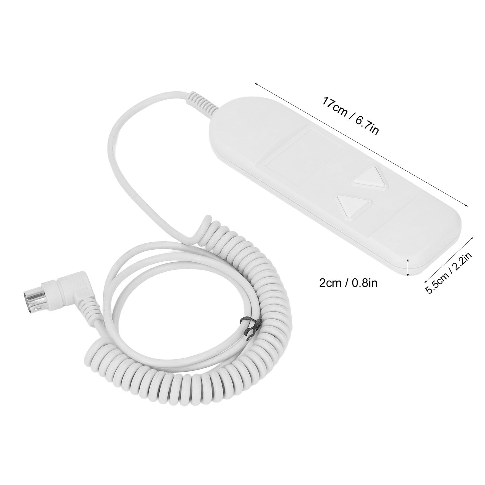 Lift Chair Remote Replacement, Recliner Replacement Parts, 2-Button 8-Pin Lift Chair Hand Control Recliner Switch Replacement for Lift Chairs Power Recliners