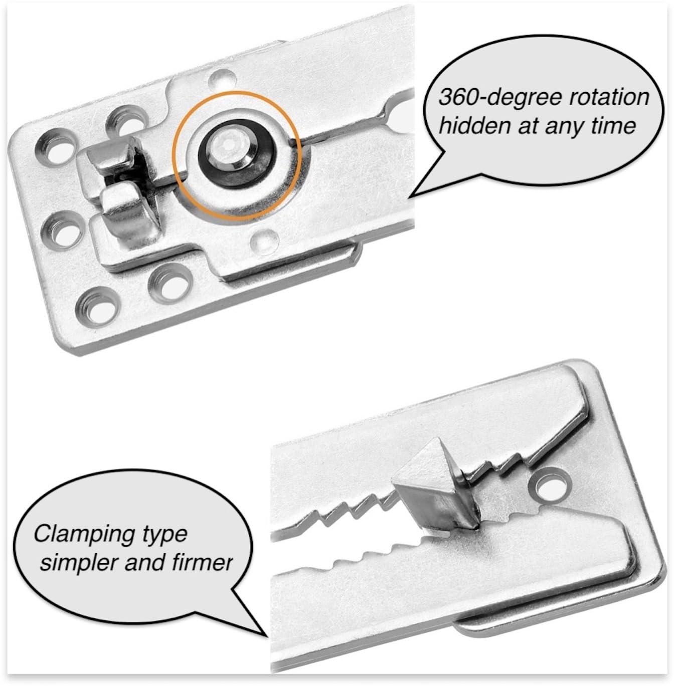 Mdkave 2 Pack Sectional Couch Connector Screws (with Mounting Screws) - Keep Your Sectional Sofa Stable and Firm