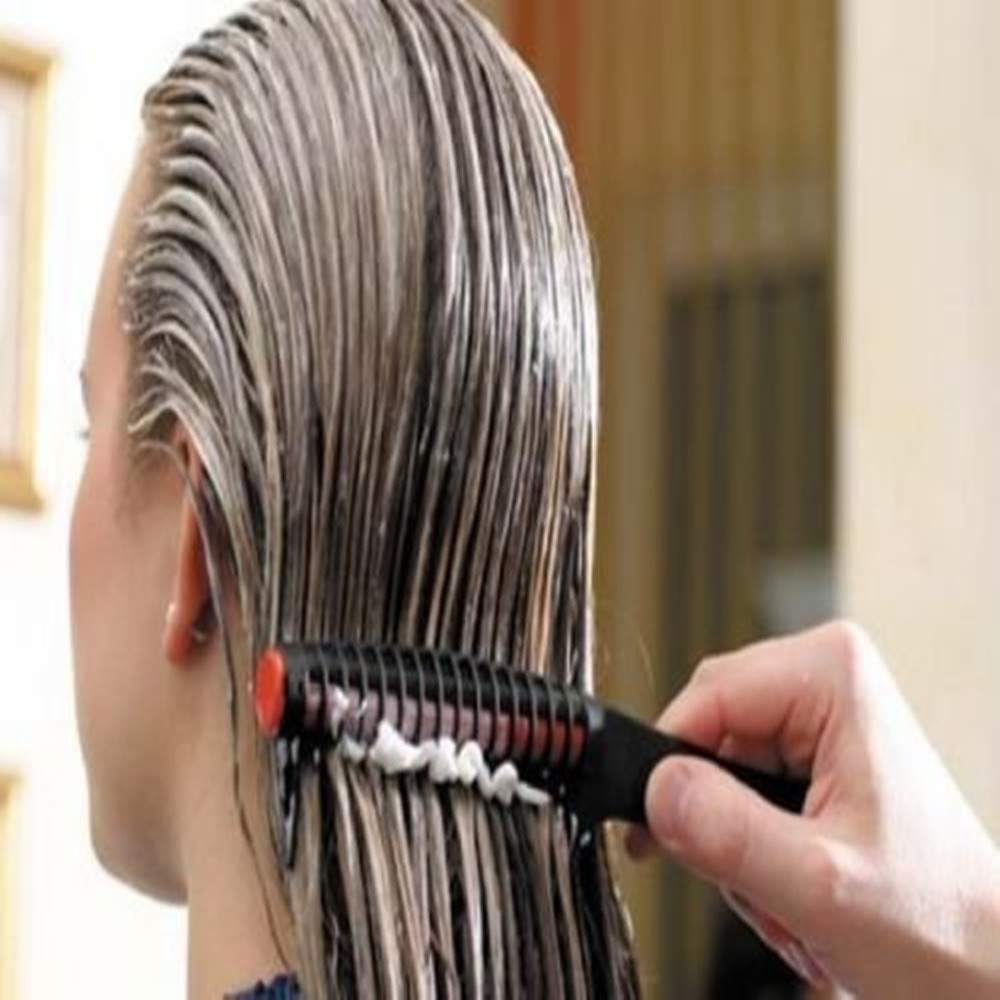 KAISIDA Professional Anti Splicing Detangling Roller Comb, Integrated Roller Hair Comb,Professional Hair Dyeing Comb, Hair Daily Care Comb