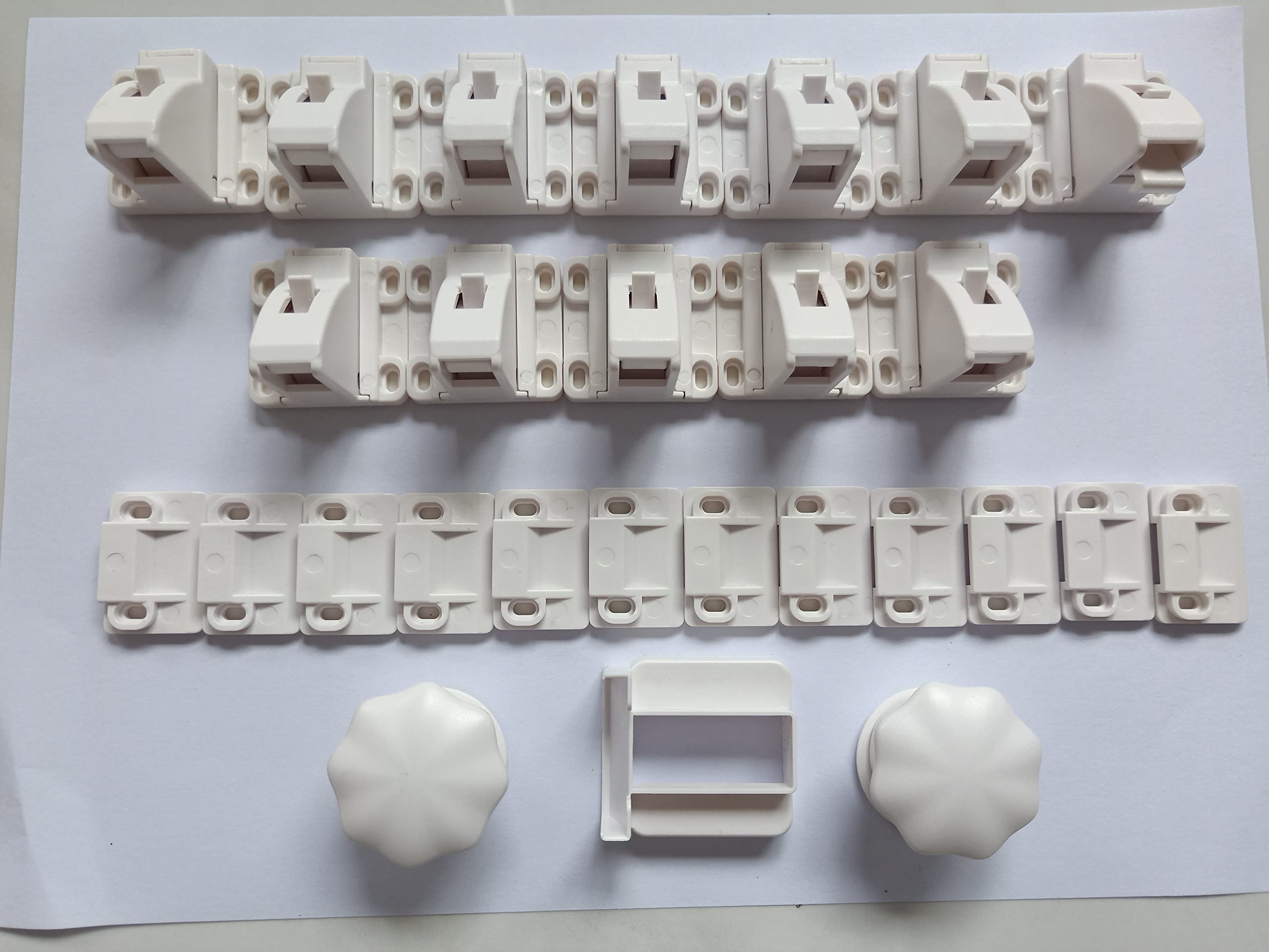 RENAISSANT 12-Pack Child Safety Magnetic Cabinet Locks for Cabinets and Drawers. Baby Proof Lock No Drilling or Tools Required. Easy Installation Childproof Latches(12 Locks+2 Keys+1 Installation Aid)
