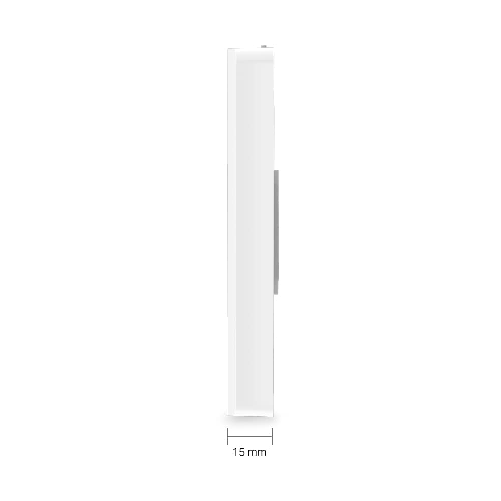 TP-Link EAP615-Wall | Omada Business WiFi 6 AX1800 in-Wall Wireless Gigabit Access Point | Support ODFDMA, MU-MIMO & Beamforming | PoE Powered | SDN Integrated | Cloud Access & Omada app