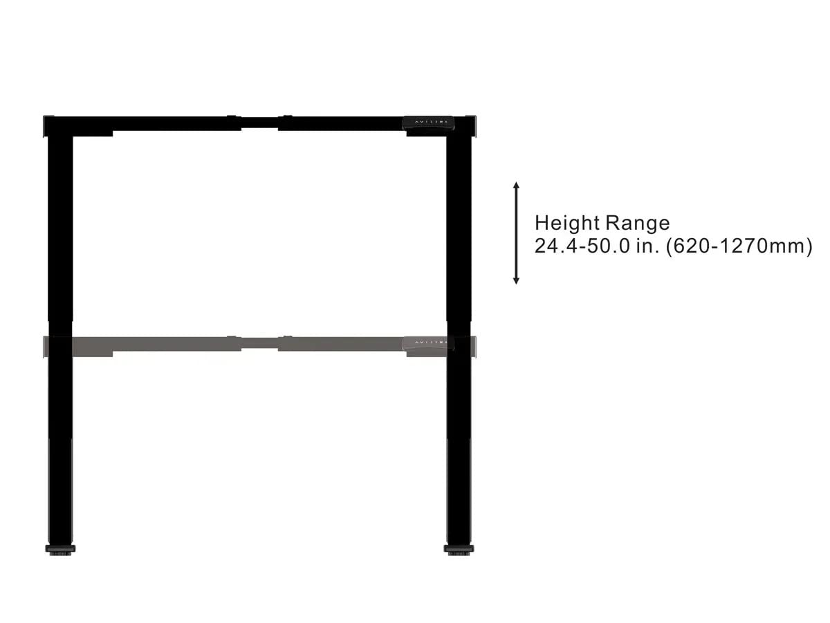 Monoprice 143562 Sit-Stand Desk, Black