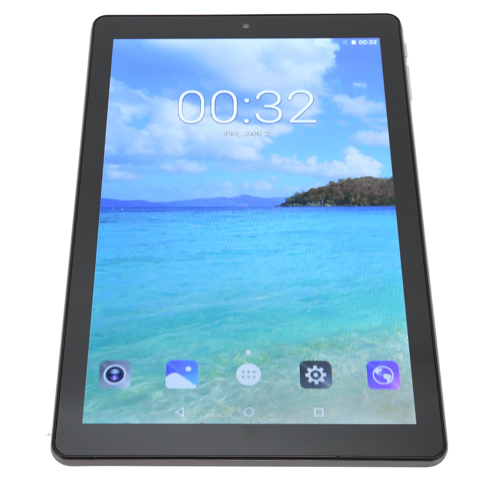 Luqeeg HD Tablet, Octa Core Processor 100β240V 5GWIFI 6GB RAM 128GB ROM Tablet PC FHD Screen for Android 10 (Grey)
