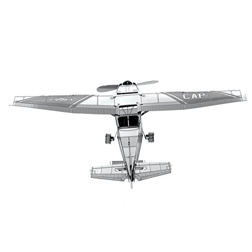 Metal Earth Cessna 172 3D Metal Model Kit Bundle with Tweezers Fascinations