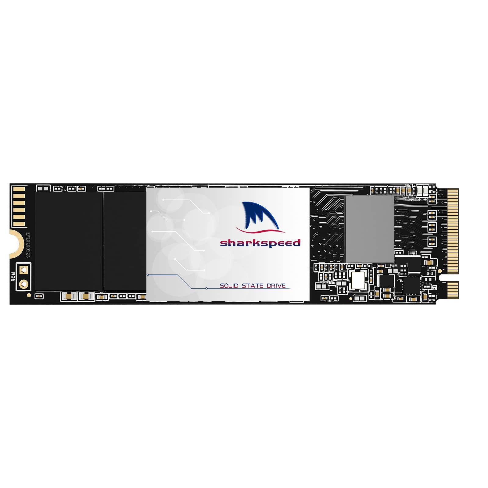 SSD 1TB NVMe M.2 2280 SHARKSPEED Plus for PS5 PCIe Gen 4 Internal Solid State Hard Drive, TLC, Storage for PC, Laptops, Gaming, Speeds of up to 5,500MB/s (1TB, M.2 PCIe)