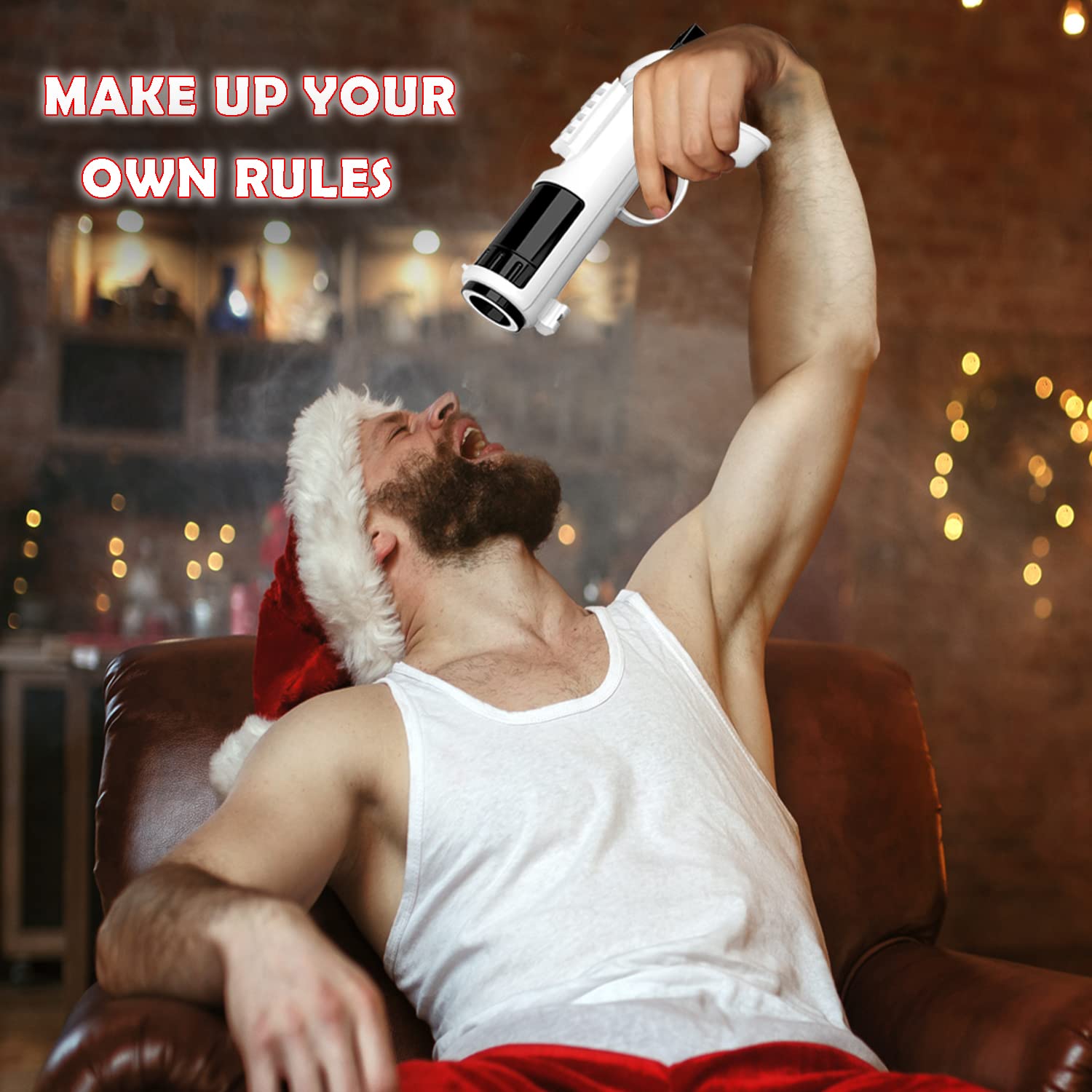 OUYOOLE Shotgun Beer Gun, with 2 Cartridges Alcohol Shot Gun, Chugger as Alcohol/Beer Gift for Party