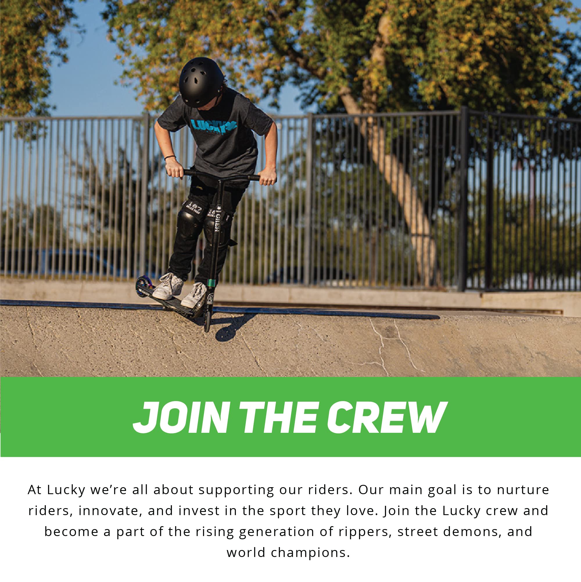 Lucky Crew Complete Pro Scooter - Best Trick Scooter for Beginner to Intermediate Riders, Ultramarine