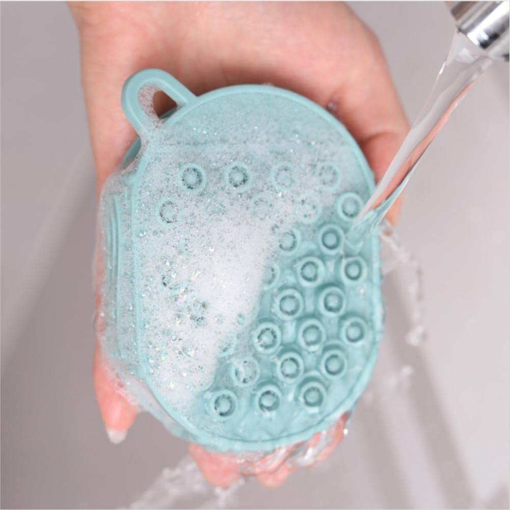 TPE Antibacterial Bath Exfoliating Cleansing Brush Soft Skin-friendly Back Scrub Body Deep Cleansing Massage Brush Bathing lotion aloofa scrub back, tool,jet rotating cleaner body, sponges,men