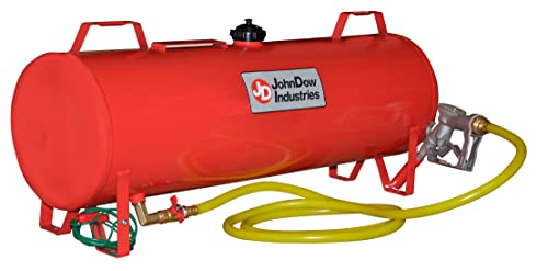 JohnDow Industries JDI-FST15 15 Gallon Fuel Station - Durable and Convenient Fuel Storage and Dispensing Solution,Red