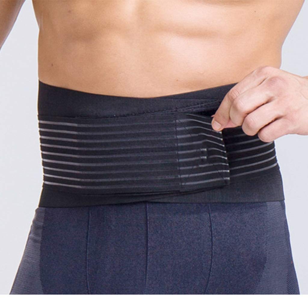 LSRRYD Lumbar Support Belt for Pain Relief and Injury Prevention Dual Adjustable Straps and Breathable Mesh Panels (Size : Large)