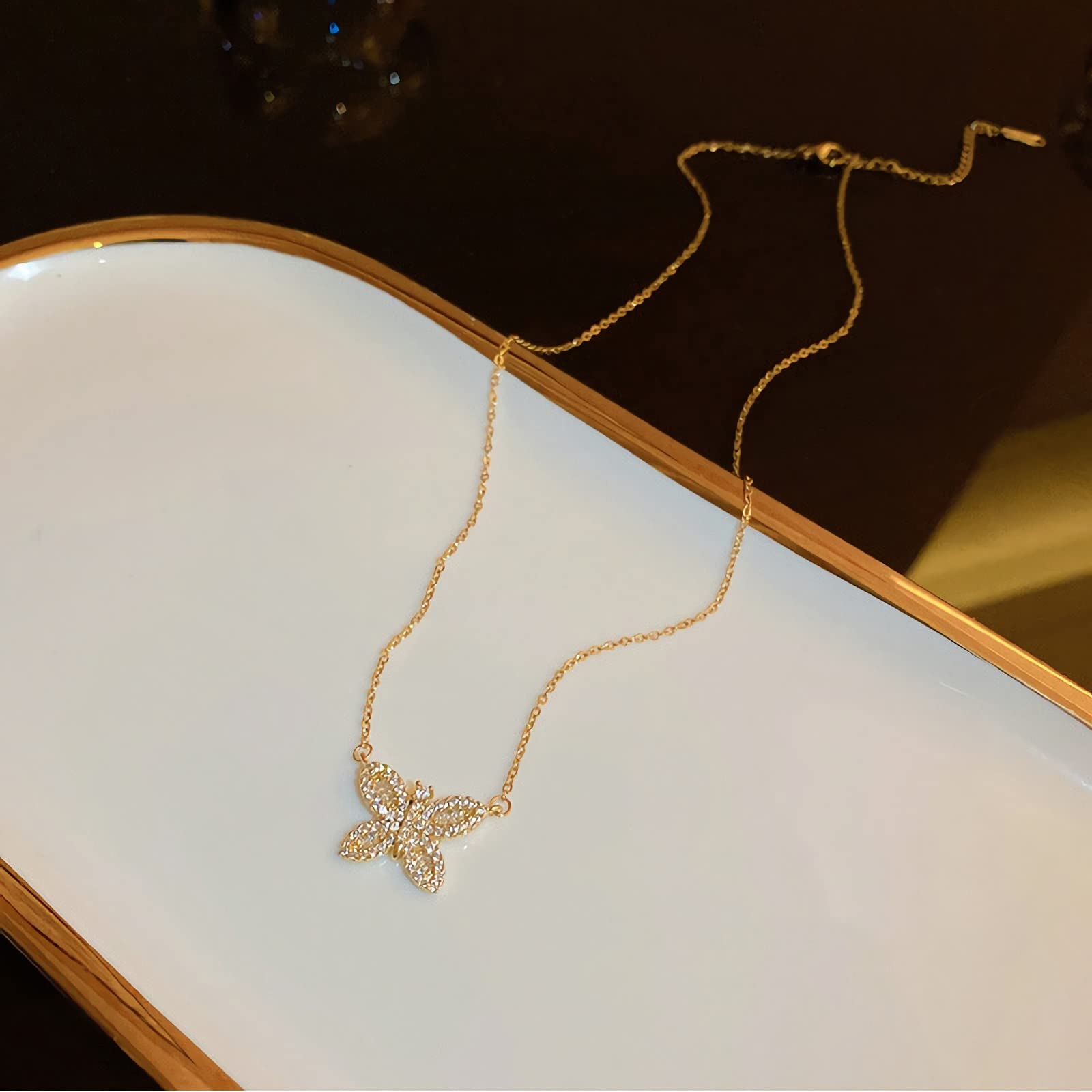 Necklaces for Women,Butterfly Necklace
