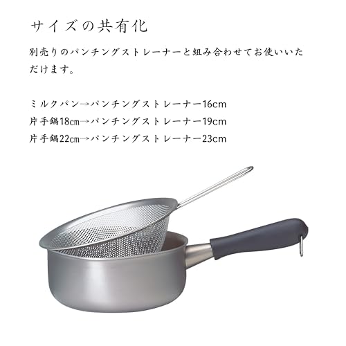 Miller 311 140 18cm Stainless Steel Saucepan Sori Yanagi