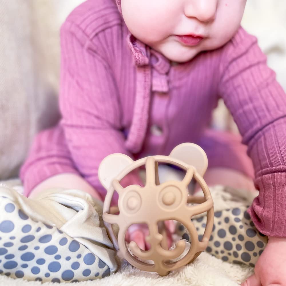 Nicki's Diapers Silicone Teether | Multi-Grip Design for Easy Holding | 4 Adorable Styles to Choose from | Perfect for Teething Babies of Any Age | 100% Food Grade Silicone, BPA-Free (Rocket)
