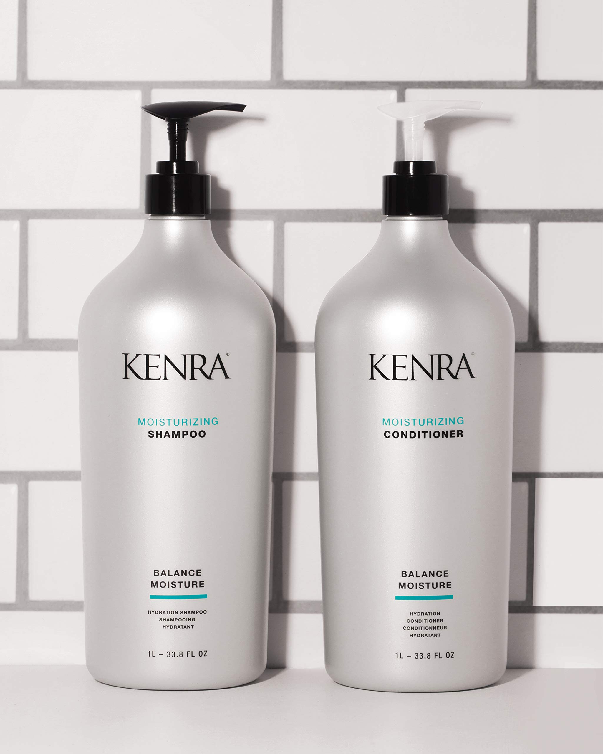 Kenra Moisturizing Conditioner | Balance Moisture | Hydrates For Smooth, Soft, & Shiny Hair | Improves Manageability By Over 50% | Increases Softness & Shine | All Hair Types | 33.8 fl. Oz