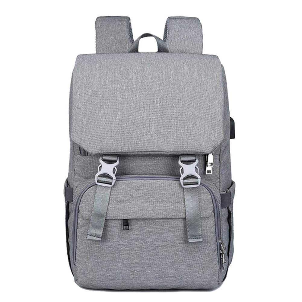 JHhomezeit Diaper Bag Backpack for Mom Dad, Large Baby Nappy Changing Bag w/Changing Pad…