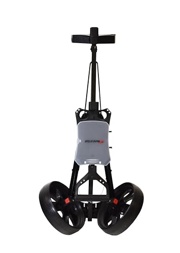 Jef World Of Golf Deluxe Steel Golf Cart, Black