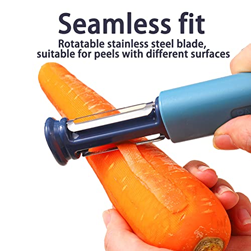 Paring knife, fruit paring knife, scissors sharpener, creative kitchen gadgets (Green)