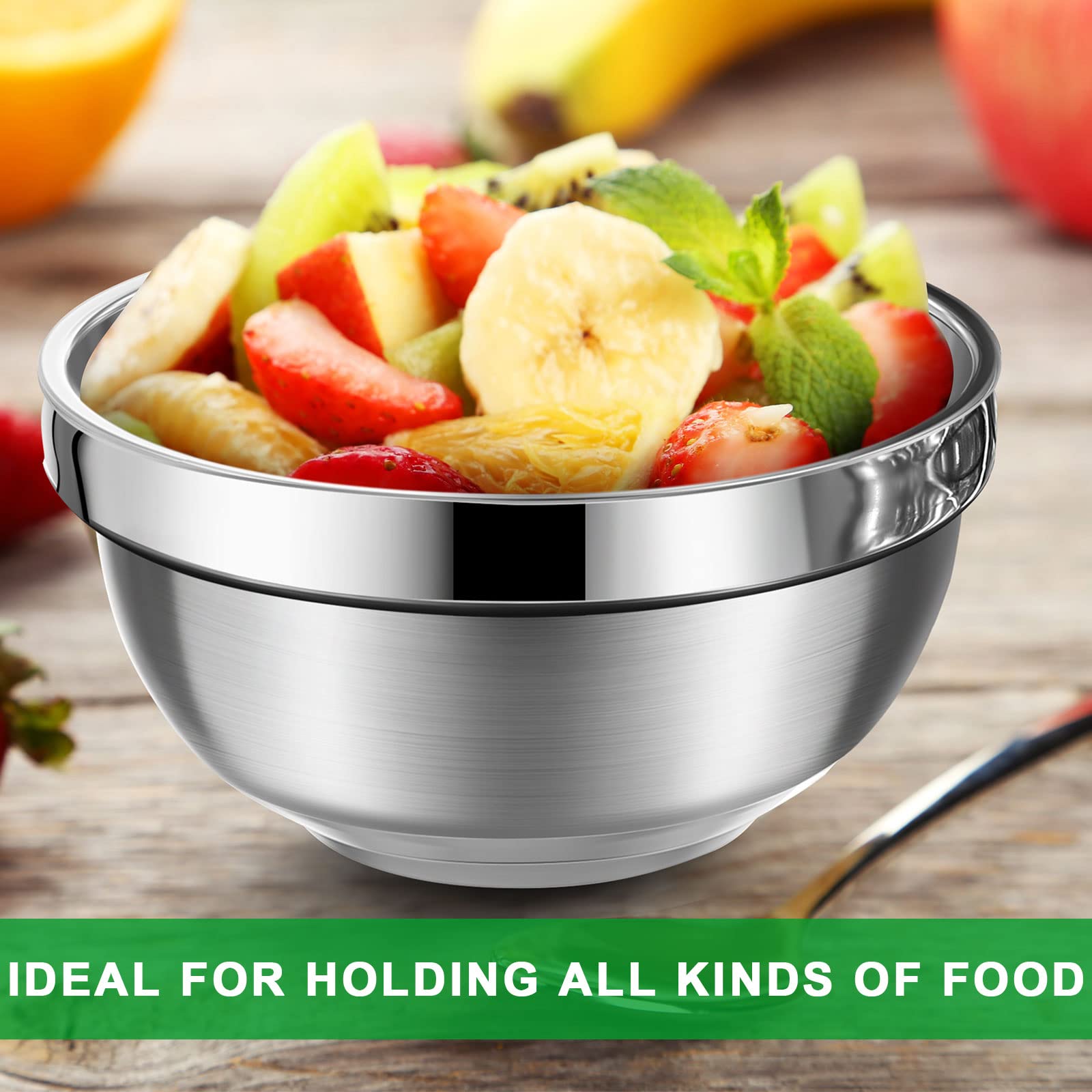 Mimorou 20 Pack 304 Stainless Steel Bowl Set 13oz Double Walled Insulated Snack Bowls Small Metal Mixing Bowls Lightweight Toddler Bowl Multipurpose Dinner Bowl for Ice Cream, Cereal, Snack
