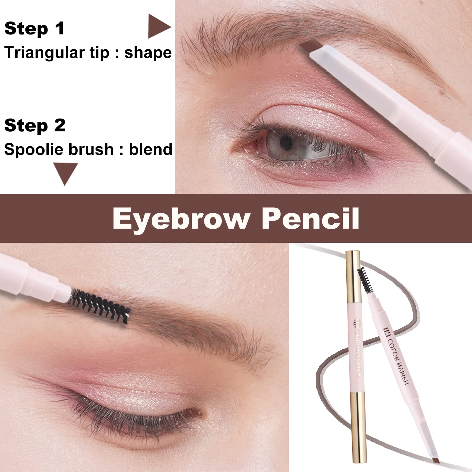 Travel Makeup Kit Eyeshadow Make up Set, All in One Makeup Kit for Beginners Included Eyeshadow Palette, Mascara, Eyeliner Pencil, Eyebrow Pencil