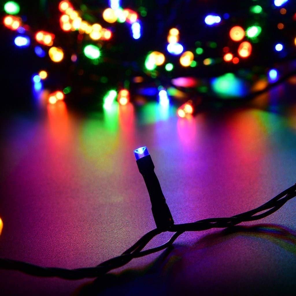 LIUPENGWEI LED String Lights, 1 - 5m 10 - 50 LED Halloween Christmas Curtain Lights, Waterproof 8 Modes Battery Powered Fairy Lights For Home, Garden, Holiday, Patry, Patio, Wedding Decorations Ghost
