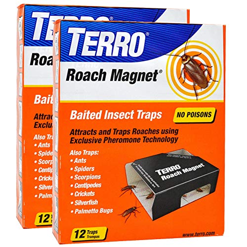 Terro T256 Roach Magnet Trap 12 Traps - 2 Pack (24 Traps)