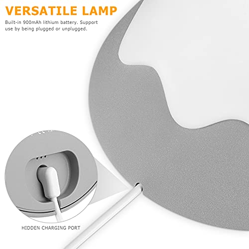 LED Night Nursery Lamp Table Night Light Rechargeable Snow Mountain Shaped Lamp Bedside Lamp for Room