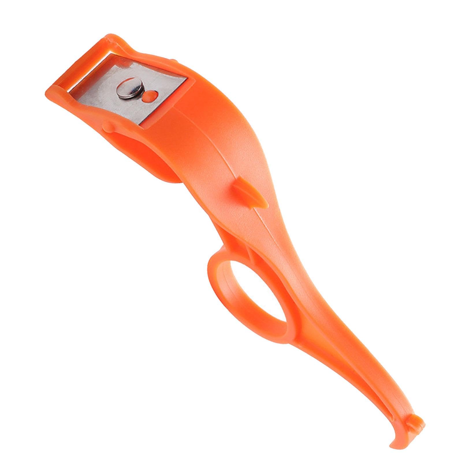 KLKCMS Orange Peeler Fruit Peeler Kitchen Tools Fruit Peel Remover Fruit Peeling Tool Potatoes Peeler for Camping Home Restaurant Grocery, Orange