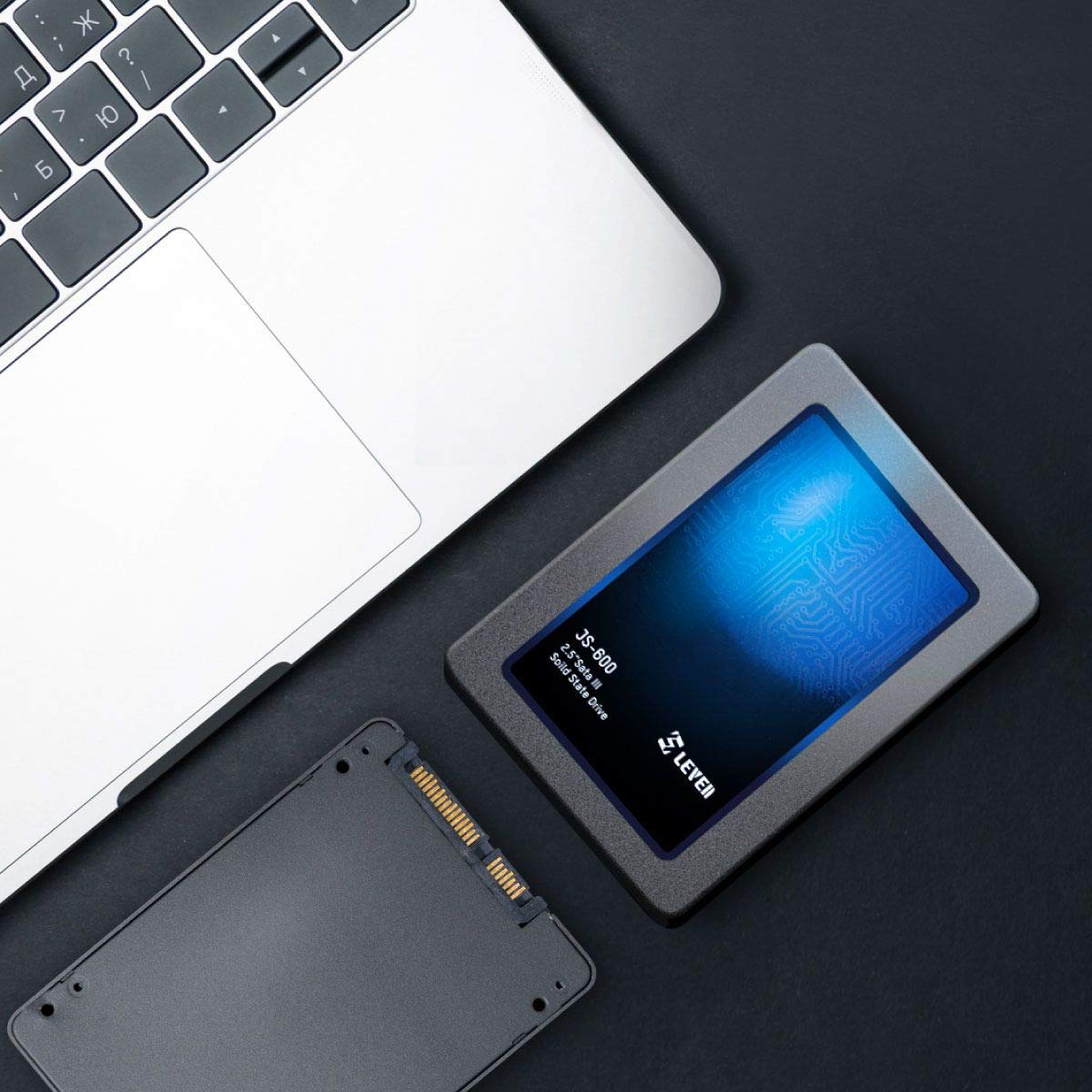 LEVEN JS600 SSD 256GB (Retail 10 Pack) - up to 550MB/s - 3D NAND SATA III Internal Solid State Drive