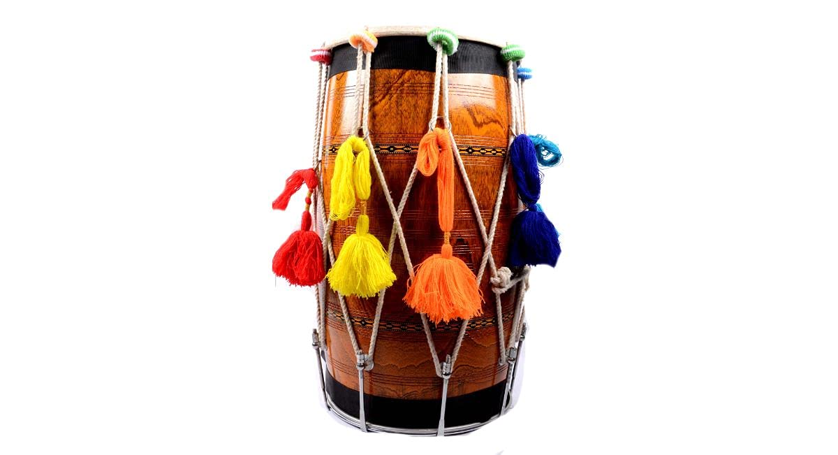 Novelika Musical Dhol Punjabi Bhangra Dhol Musical Instruments (NOVDH03)
