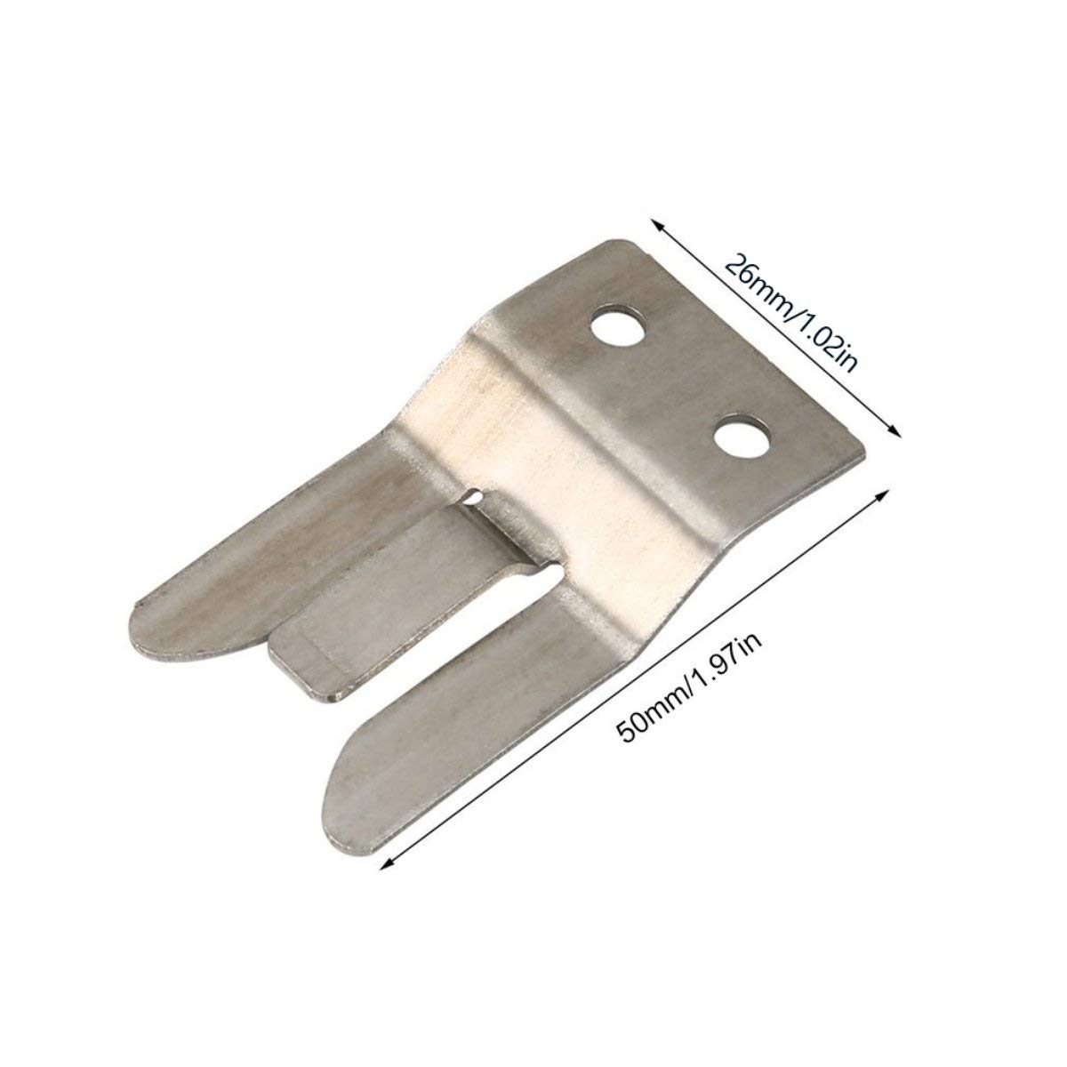 Metal Mic Holder Metal Mic Holder/Clip - Screw in for Cb/Ham Radio - Workman Mh2 - Silver