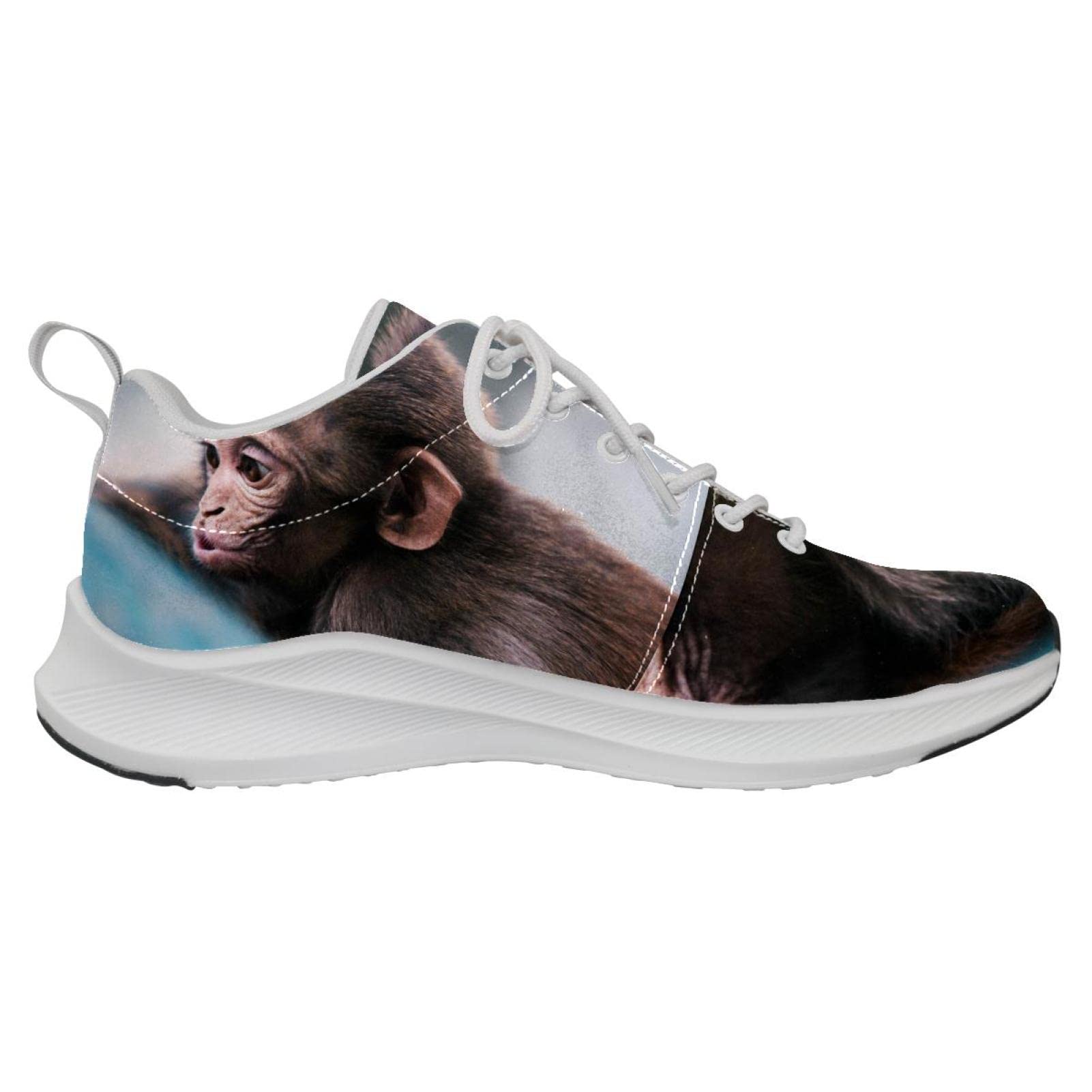 Monkey Cute Personalized Sneakers Lightweight Walking Shoes Running Athletic Casual Sneakers Multicoloured